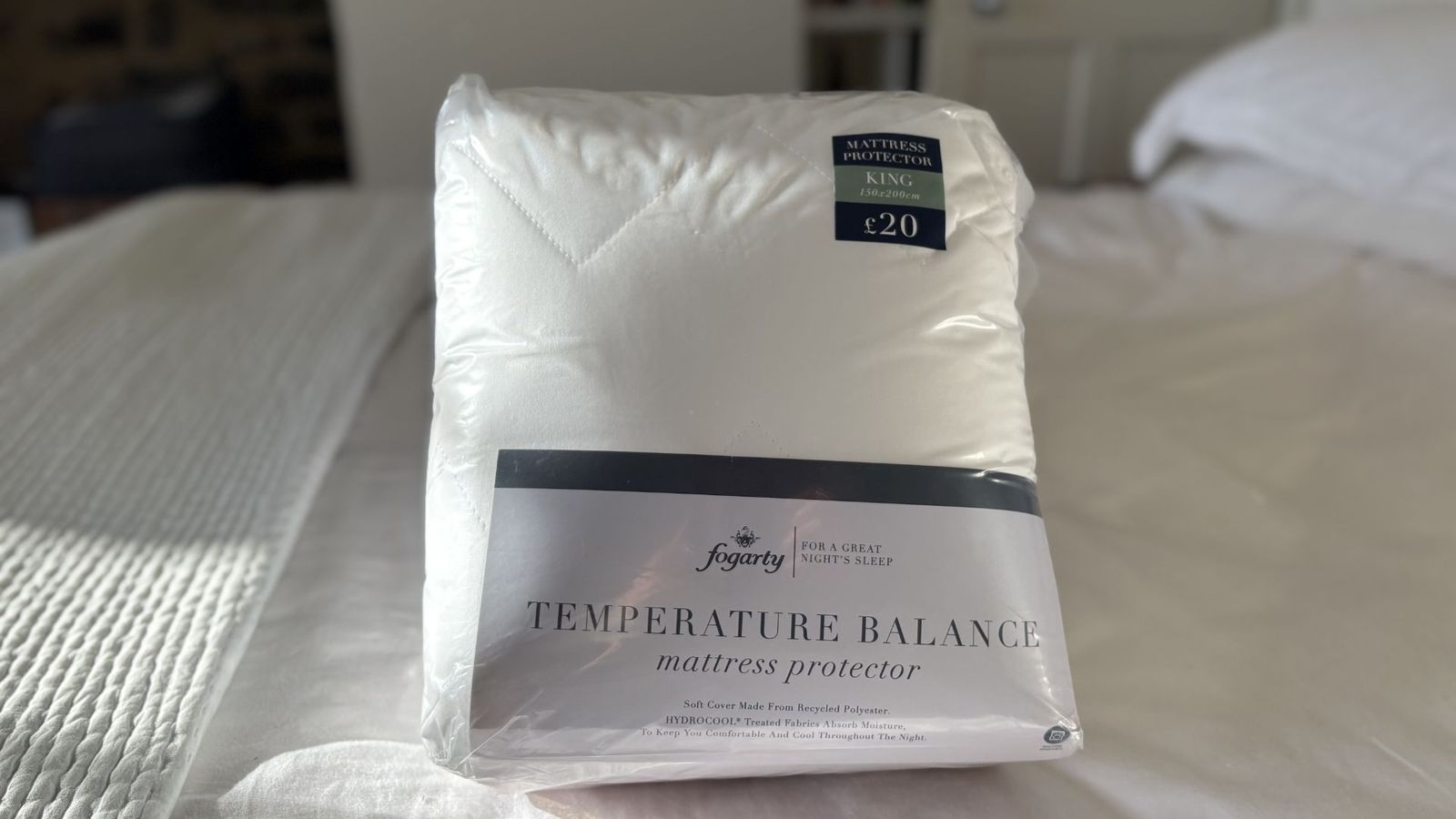 Dunelm Fogarty Temperature Balance Mattress Protector review | Woman & Home