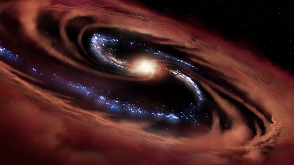 How black holes and galaxies play tug-of-war across the cosmos | Space