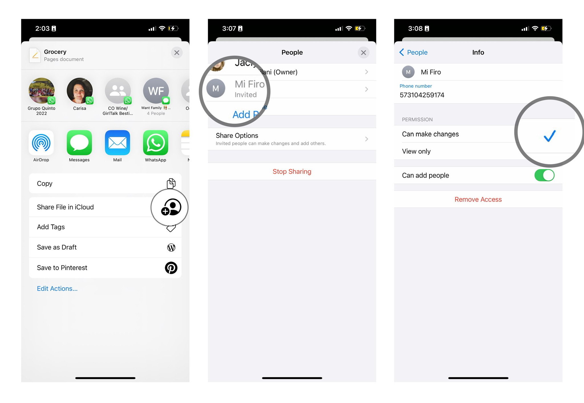 How To Share A Document Using The Files App And I Drive On IPhone 