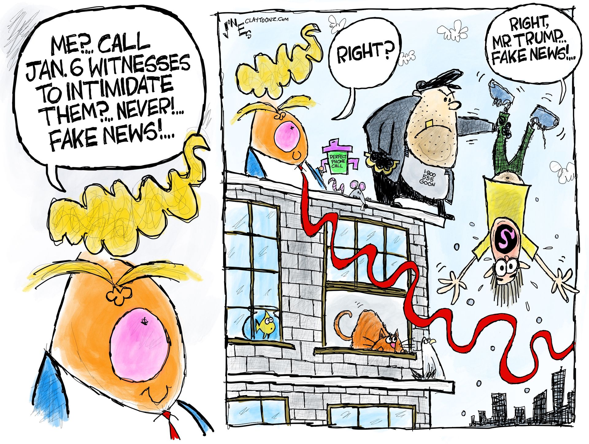 5 scathing cartoons about Trump's growing Jan. 6 peril | The Week