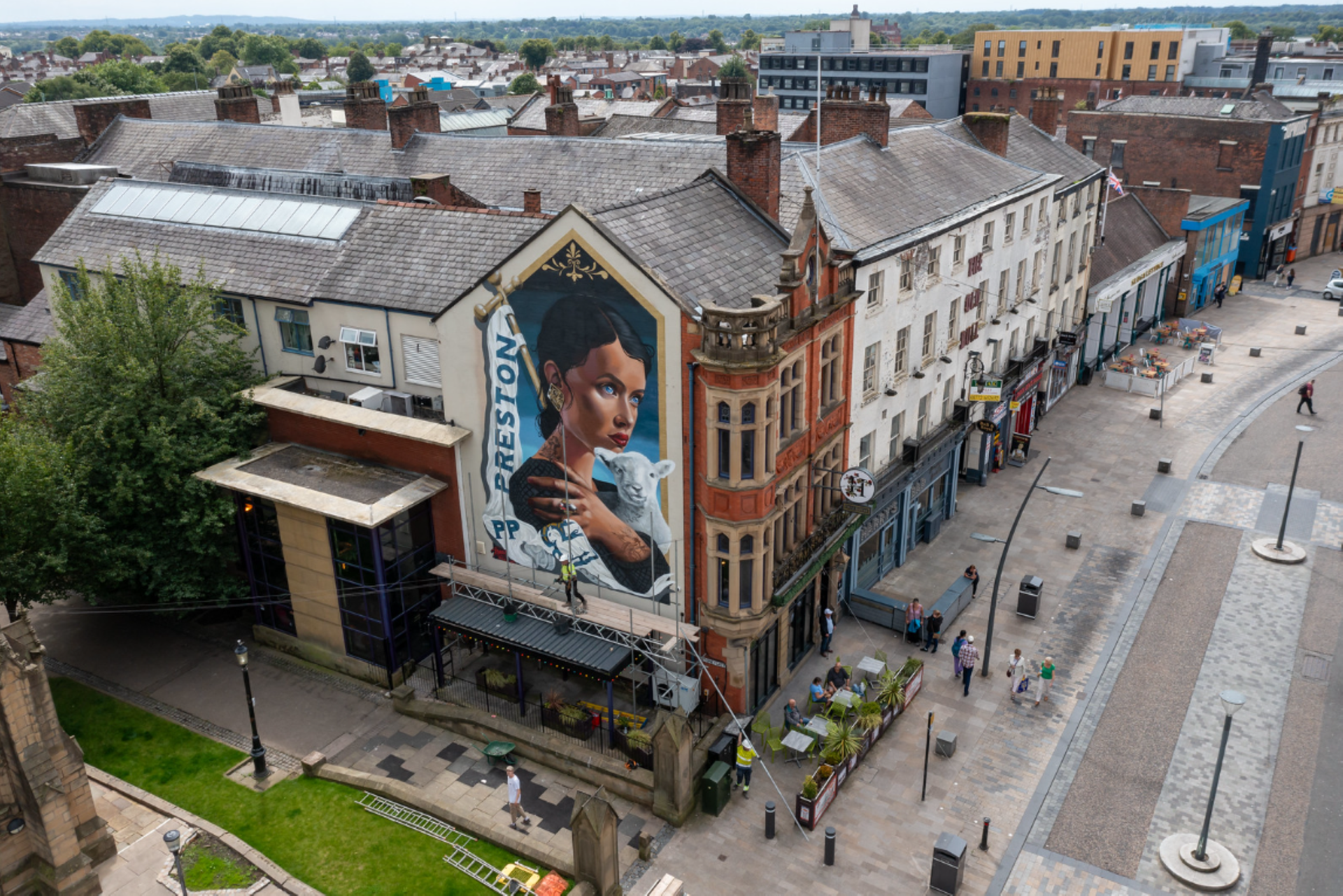 Mural on historic building allowed to stay despite painter forgetting ...