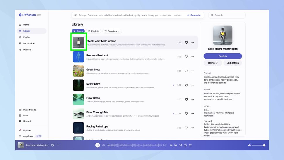 How to use Riffusion AI to make your own music | Tom's Guide