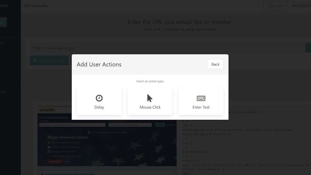 I tried ChangeTower, a very customizable website monitoring option for any size of business ...