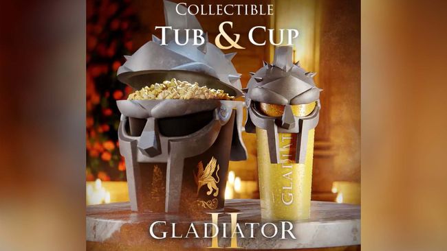 I can’t unsee MF DOOM in the new Gladiator 2 popcorn bucket | Creative Bloq