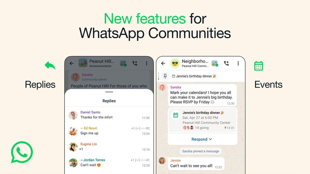 WhatsApp Communities gain new features to help its members stay more ...