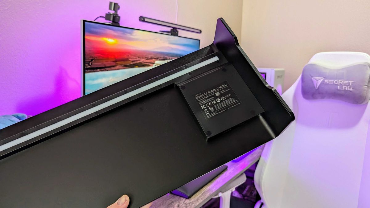 Razer Monitor Stand Chroma review: A great desk addition, but costly ...