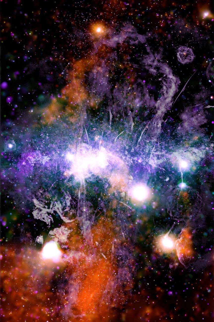 Here's the most complete picture of the Milky Way's center ever created ...