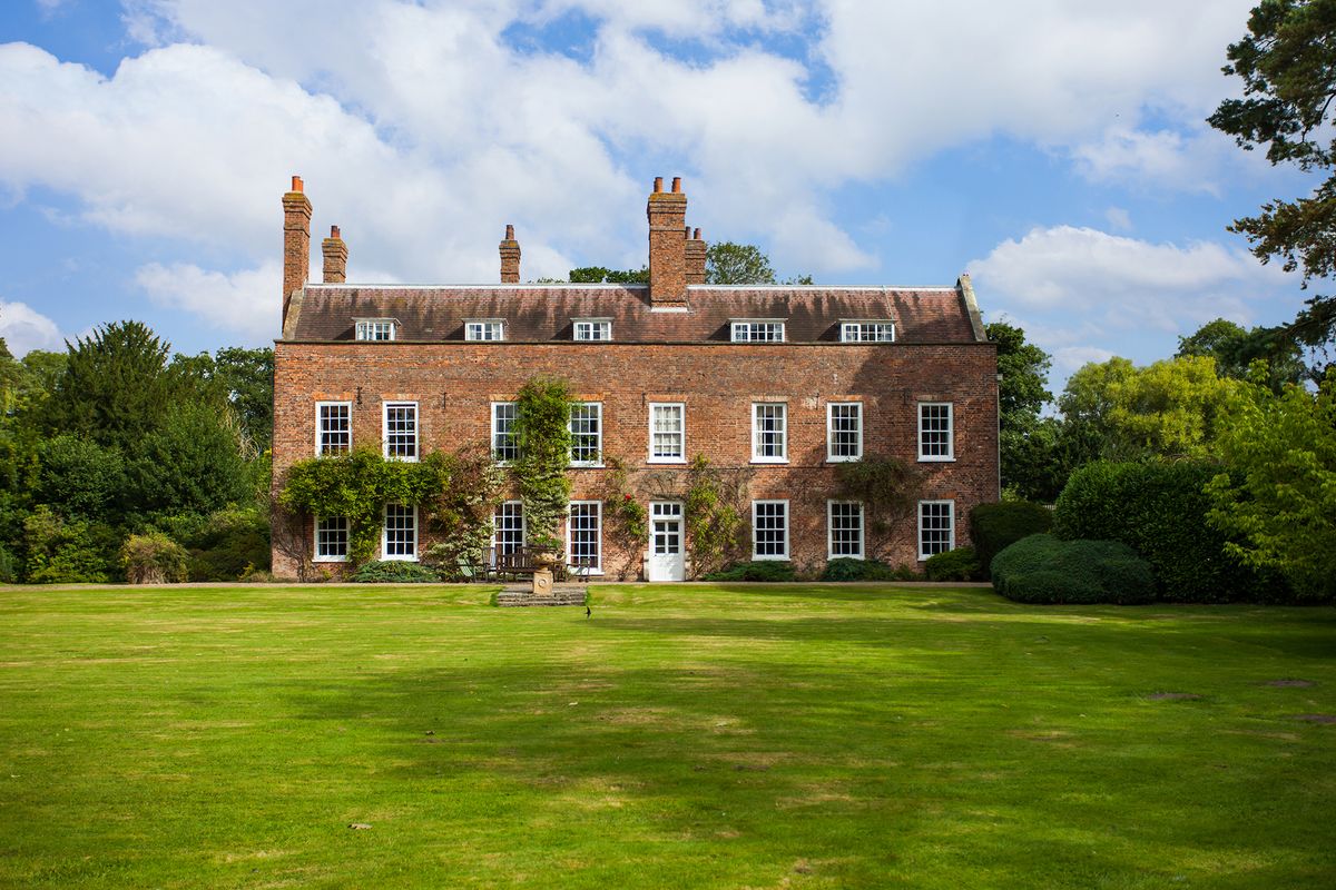 A grand, 10,000sq ft hall in Yorkshire with moat, and a secret garden ...