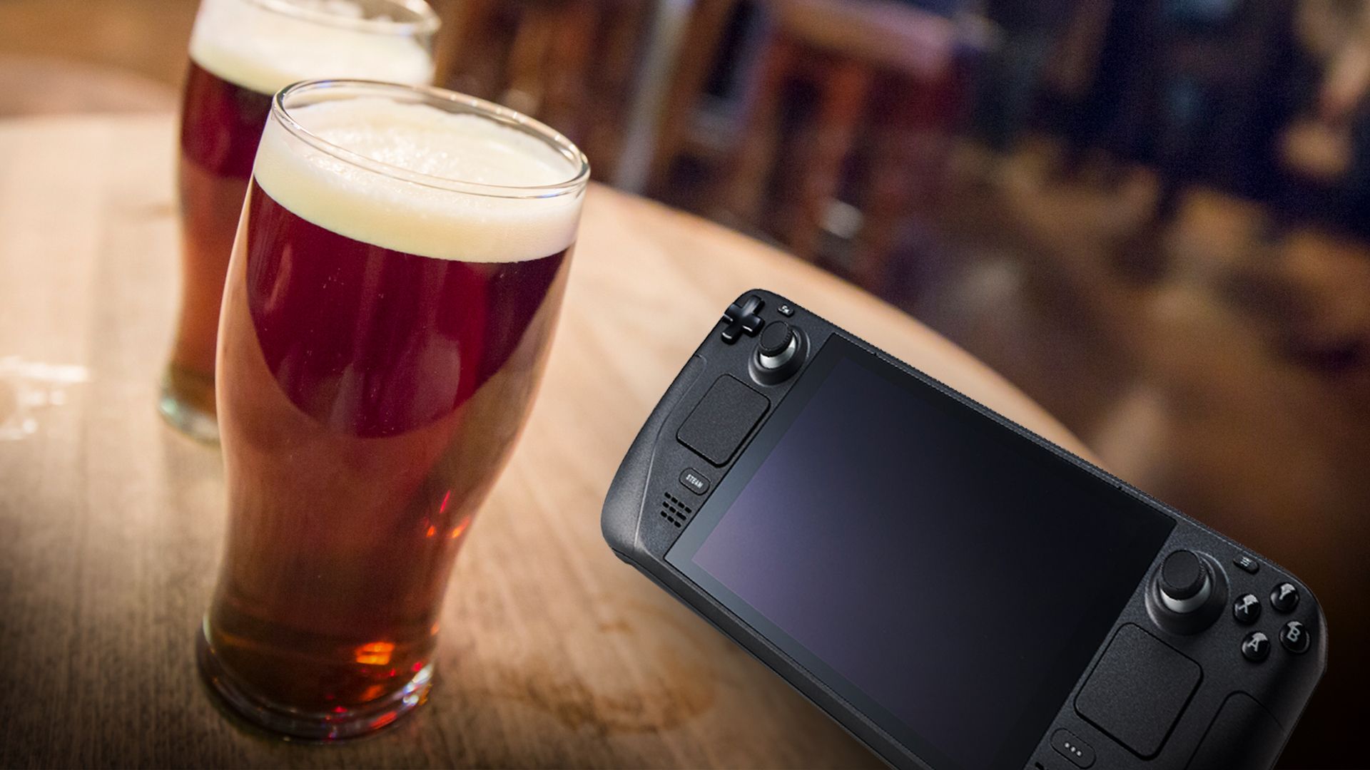 Taking the Steam Deck to a bar was a mixed experience | PC Gamer