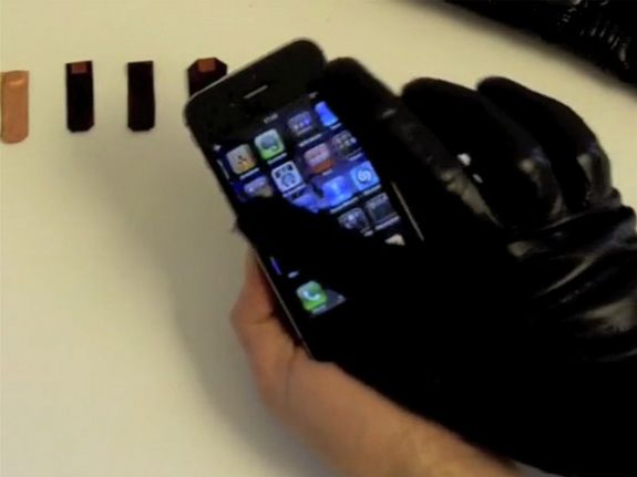 Fingertip Stickers Let Gloves Tap on Touch Screens | Live Science