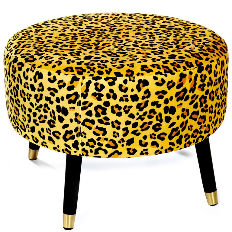 It's back! THAT sell-out leopard print footstool is returning to QVC ...