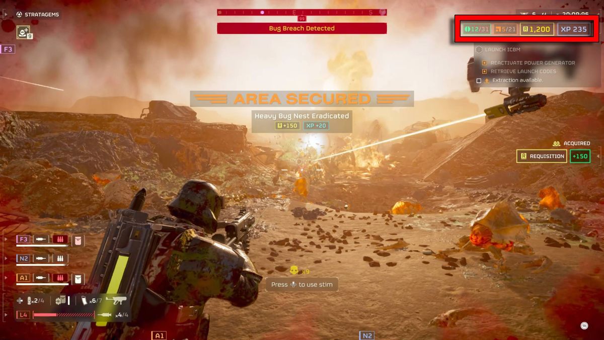 How to extract with 10 common samples in Helldivers 2 | GamesRadar+