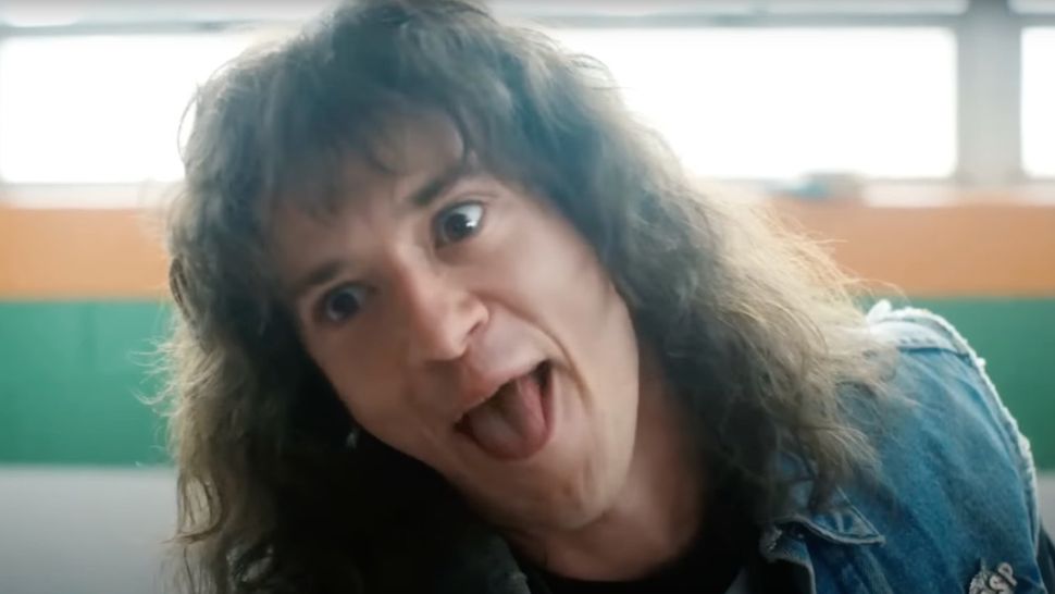 Stranger Things' metalhead character actor "listened to a lot of heavy ...