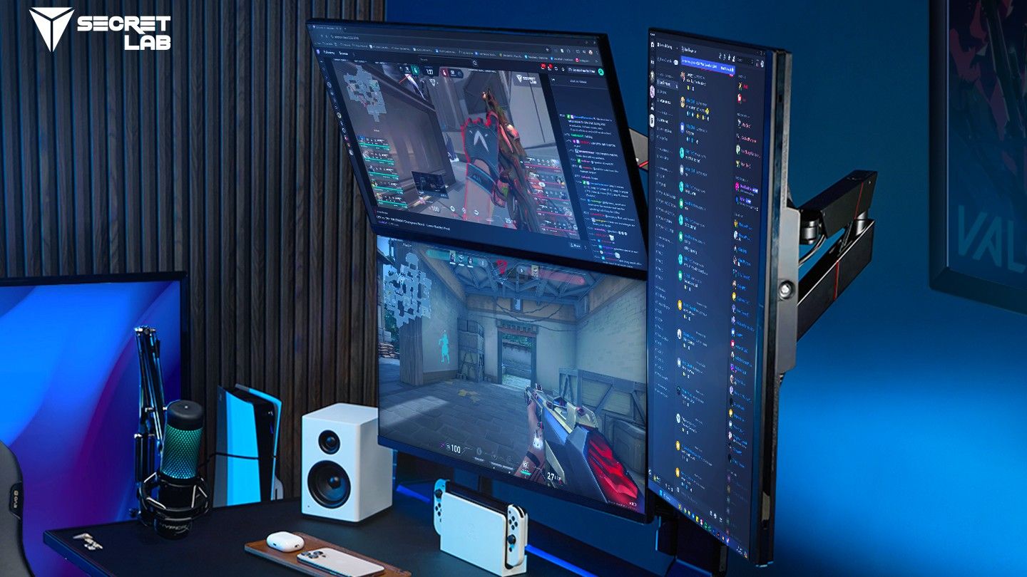 You can now get a ridiculous quad monitor stand from the company that ...