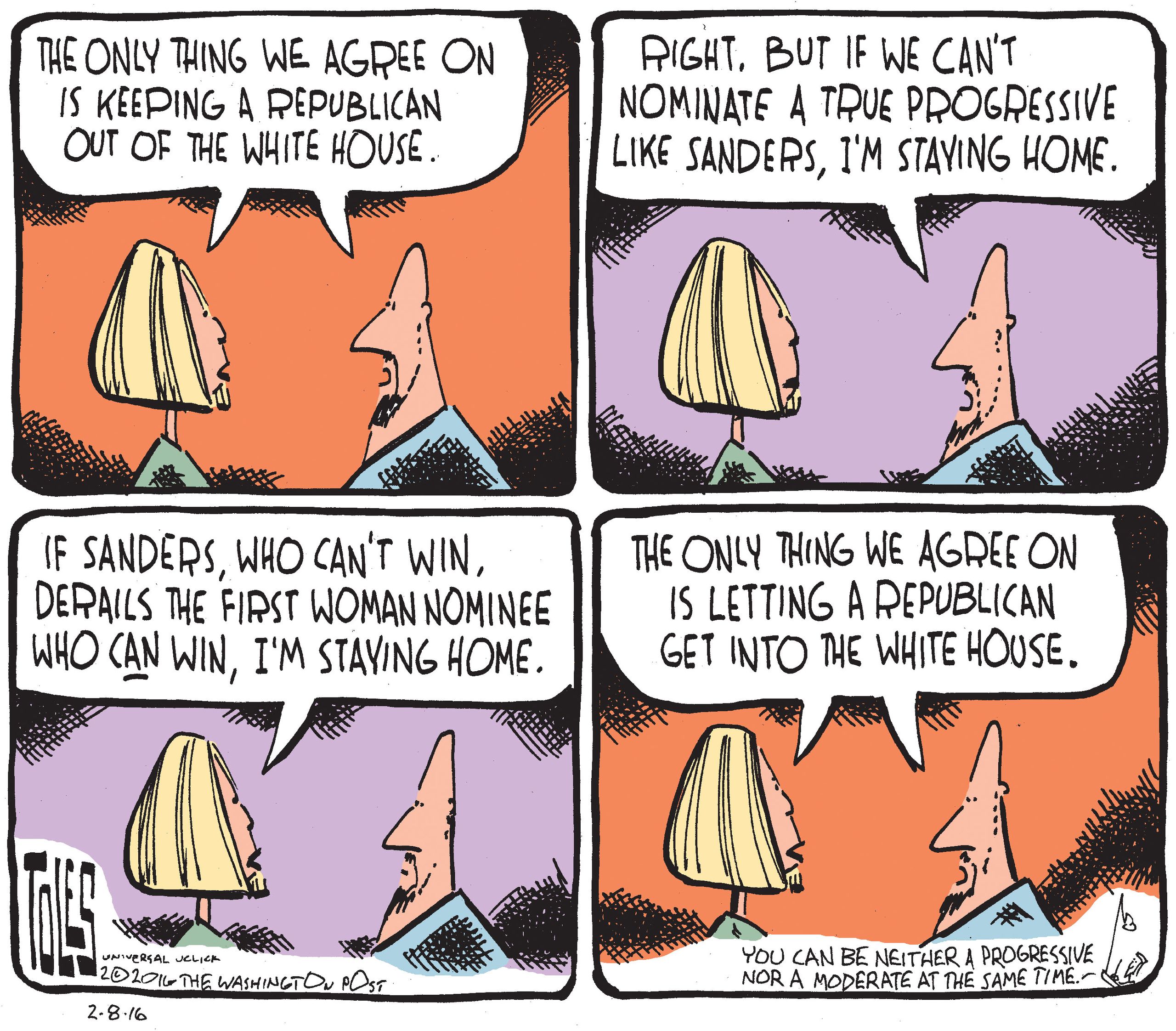 Editorial Cartoon U.S. Democratic Voters | The Week