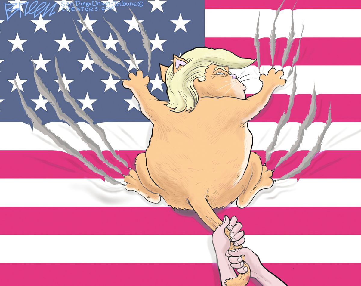 Political Cartoon U.S. Trump election loss | The Week