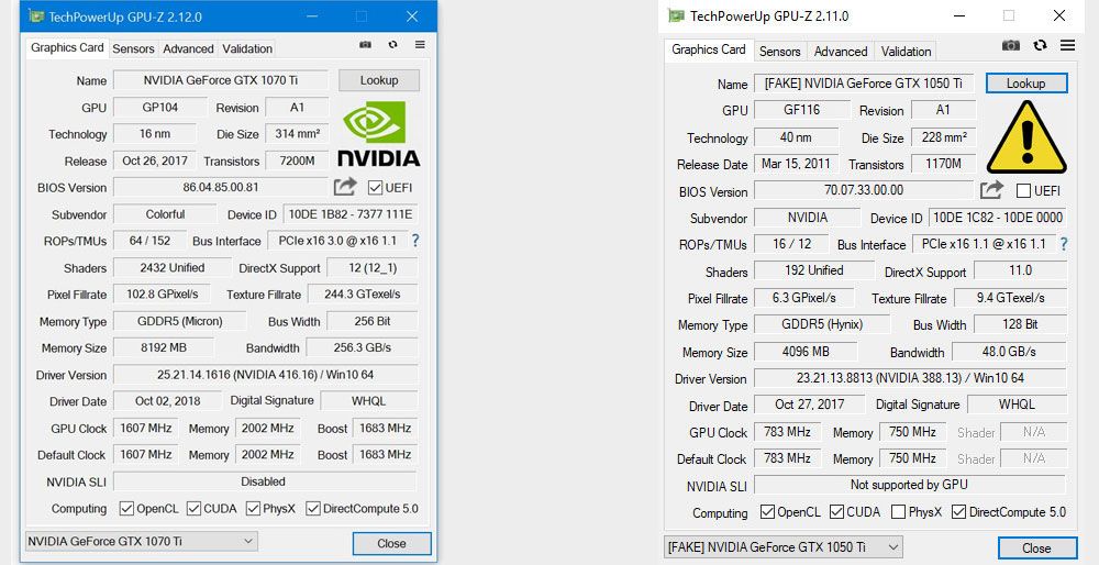 GPU-Z will now tell you if the Nvidia graphics card you bought is a ...