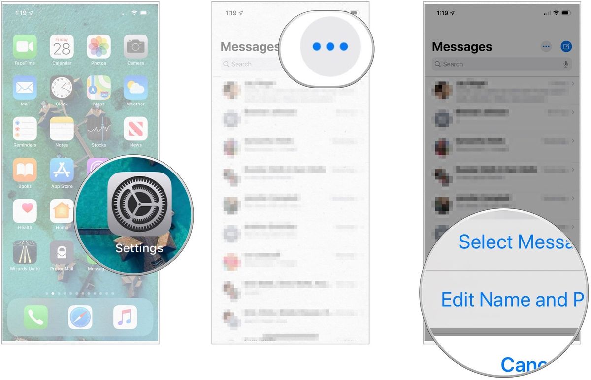 How to create, edit and customize your contact profile for iMessages ...