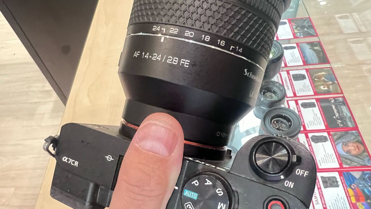 The new Samyang x Schnieder-Kreuznach zoom lens goes on display at The ...