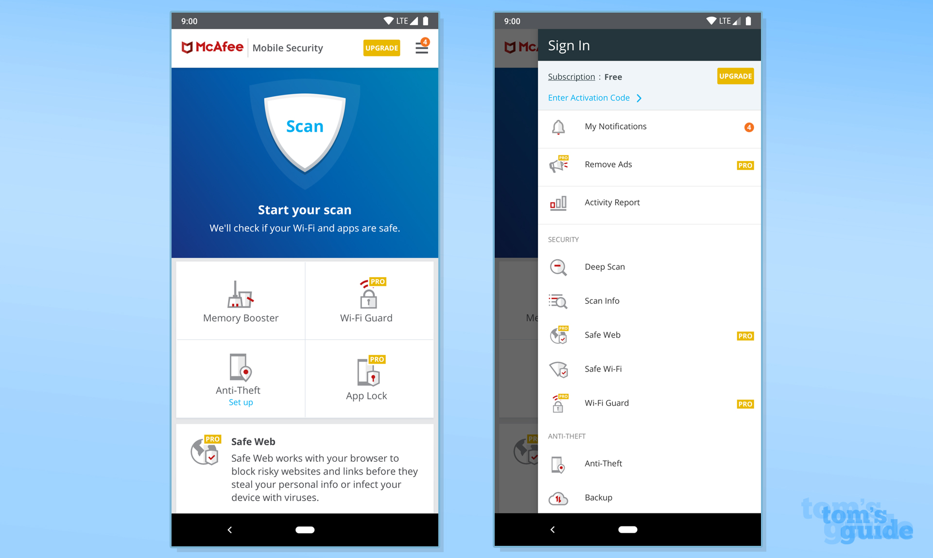 McAfee Mobile Security Review: Middle of the Road | Tom's Guide