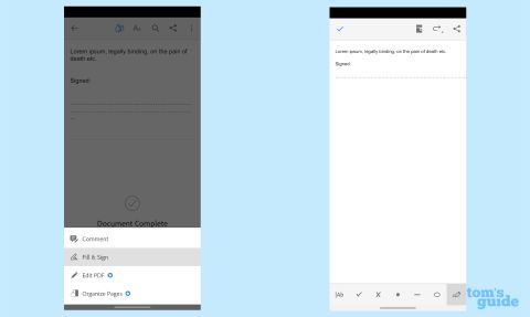 Here's how to sign documents on Android | Tom's Guide