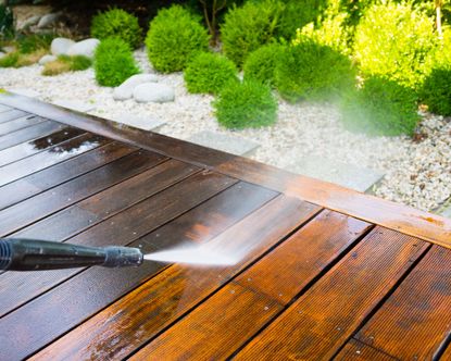How to clean decking – whether it’s wood or composite | Real Homes