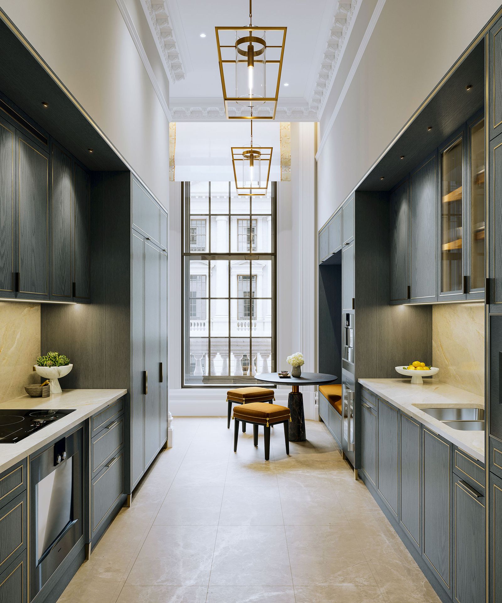 Narrow kitchen ideas: 10 ways to maximize space and interest | Homes ...