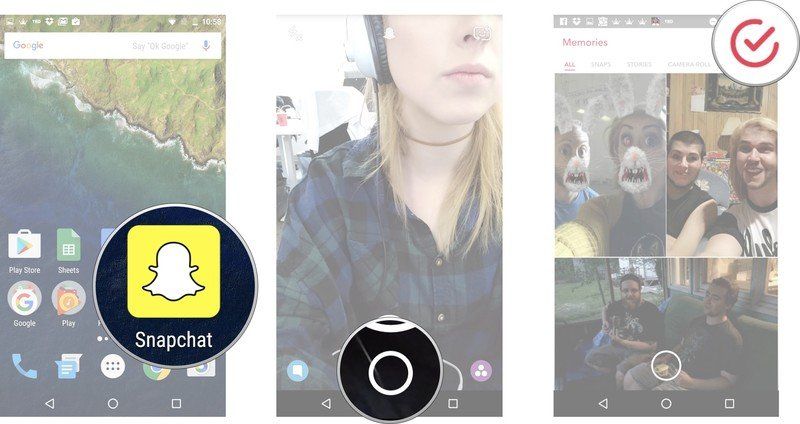 How to manage Snapchat Memories on Android | Android Central