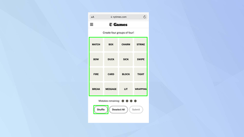 How to play NYT Connections | Tom's Guide