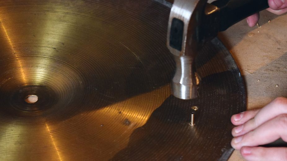 The Workshop: drilling and riveting a cymbal | MusicRadar