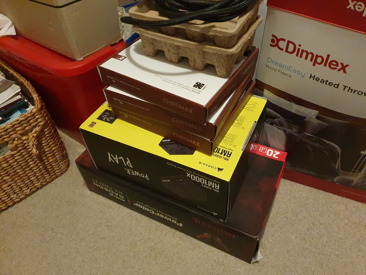 We need to talk about all the fans, hard drives and boxes we're ...