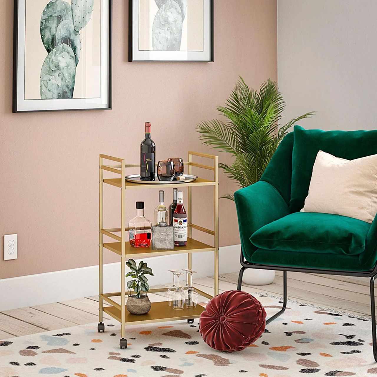 Best bar carts: 9 fancy options for smaller spaces or larger liquor ...