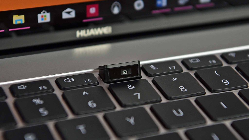 The Dynabook Portégé X30W-K's second camera on the keyboard deck isn't ...