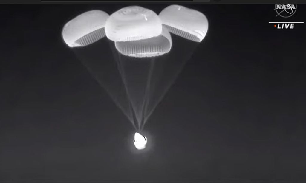SpaceX Dragon capsule with Crew-2 astronauts splashes down in Gulf of ...