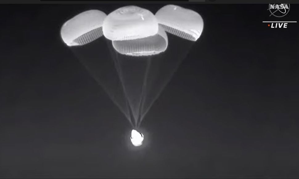 SpaceX Dragon capsule with Crew-2 astronauts splashes down in Gulf of ...
