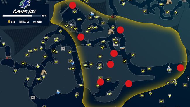 Maneater landmarks map: How to get the complete shadow set evolution ...