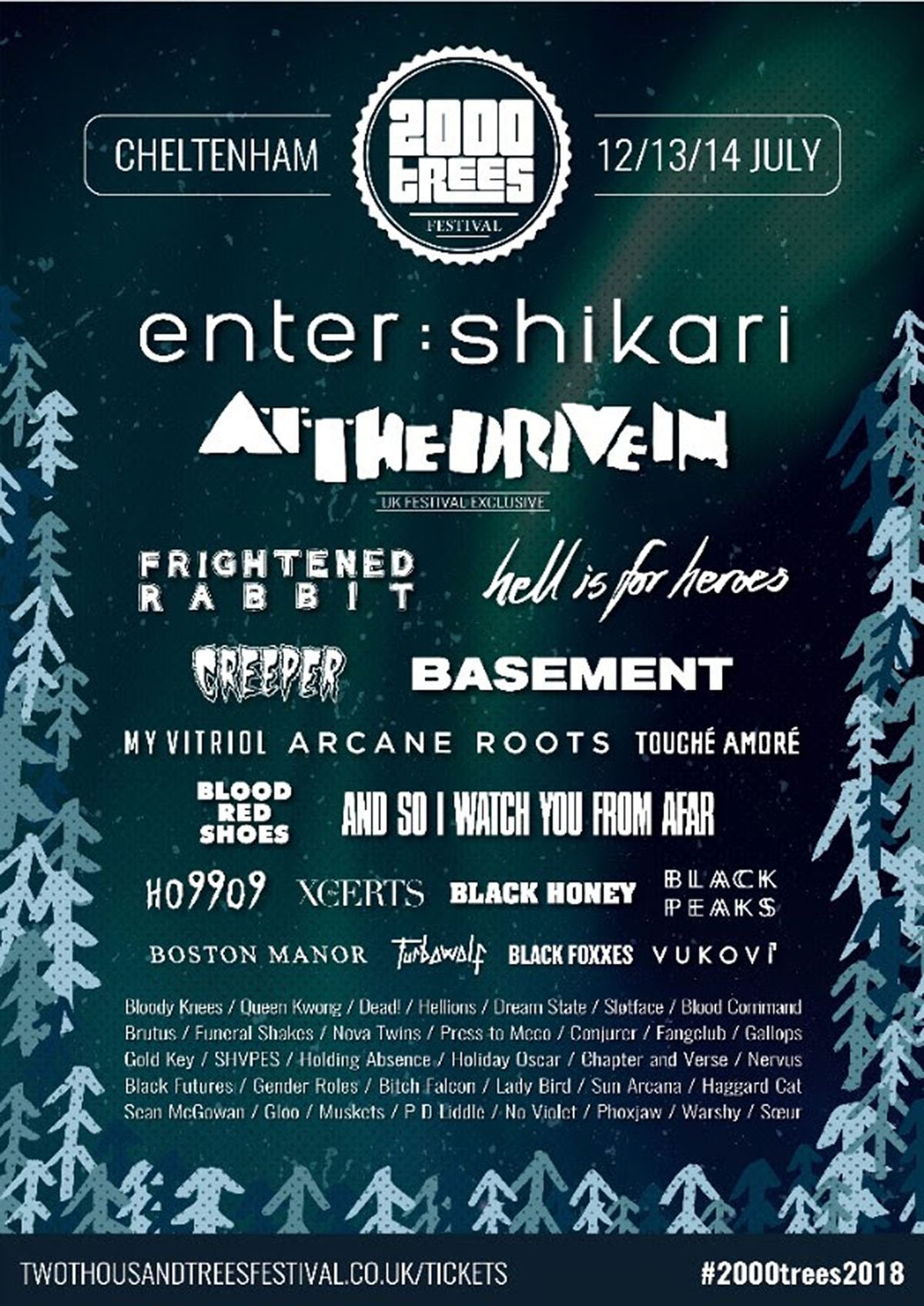 2000 Trees add 18 more artists to 2018 bill | Louder
