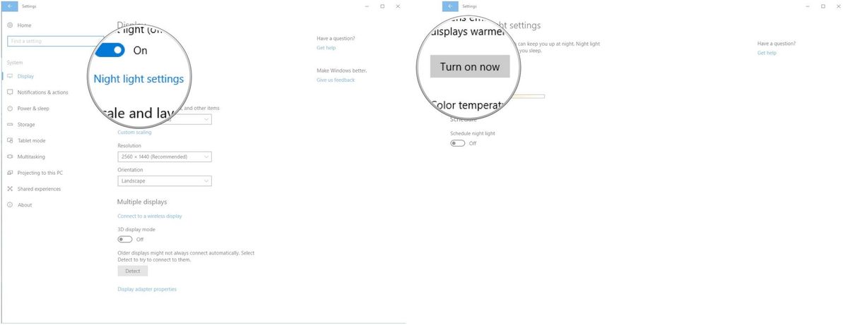 How to use night light in Windows 10 Creators Update | Windows Central