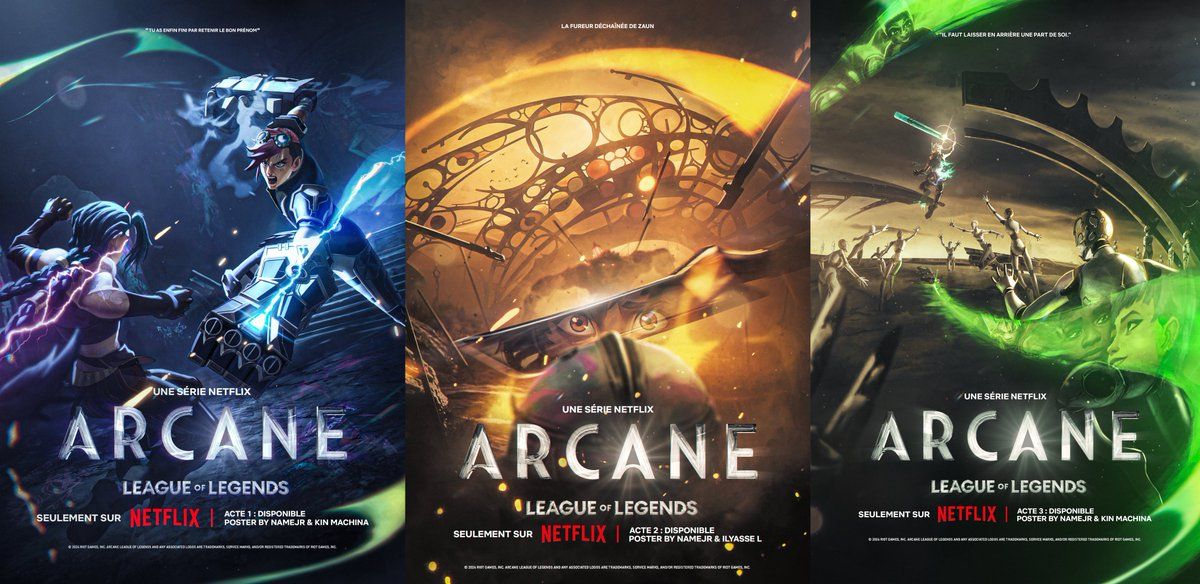 Unveiling the Artistic Journey Behind Netflix's Arcane Posters: From ...