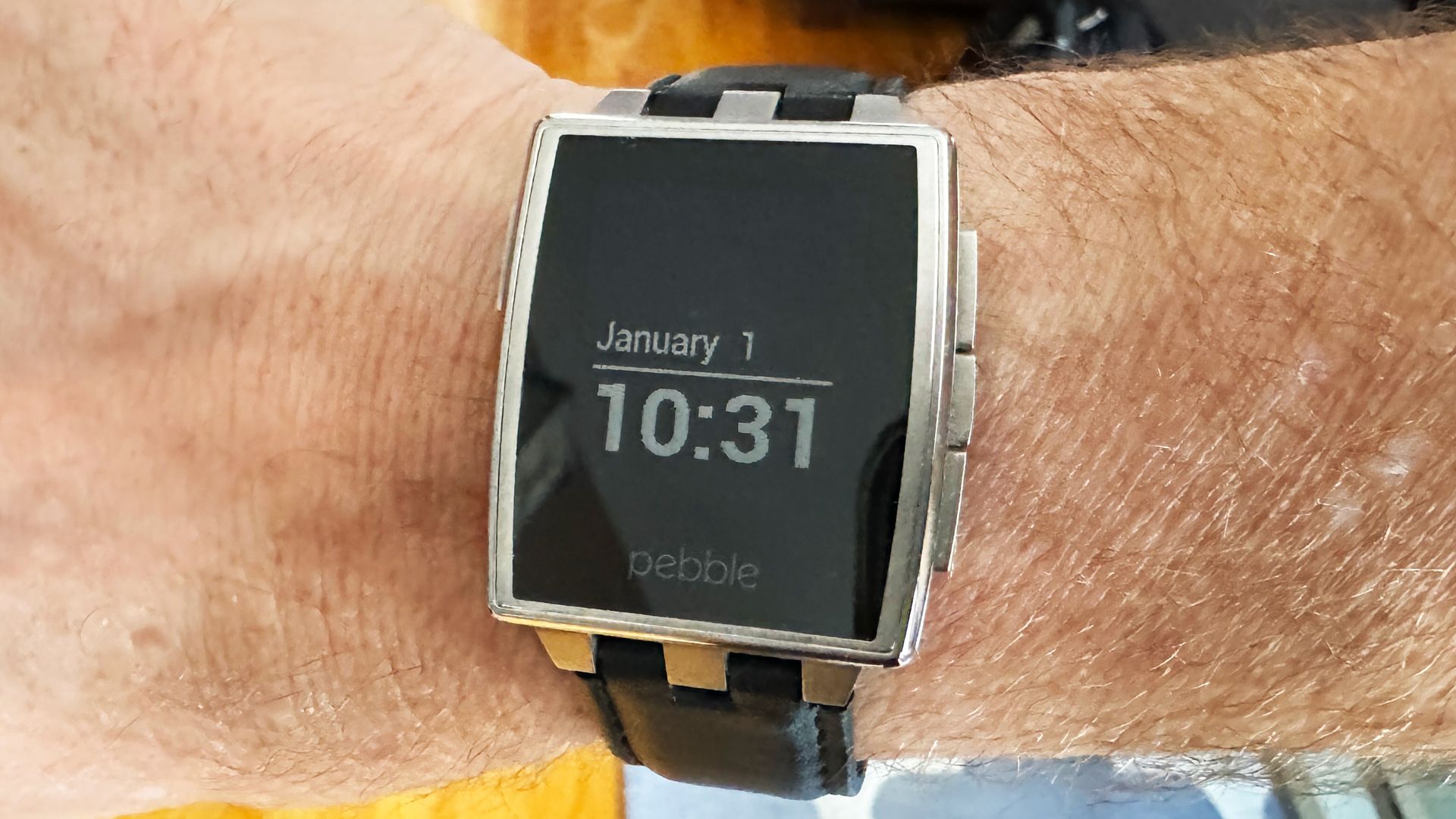 Pebble Steel Watch