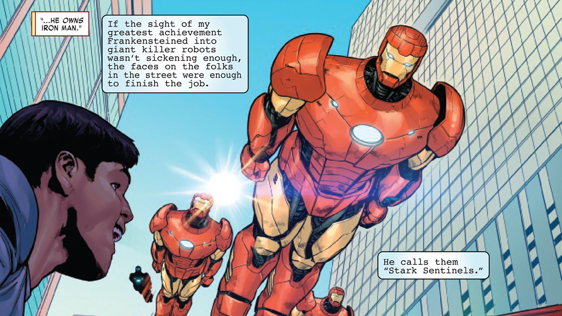 Fear Iarann Comic Tony Stark