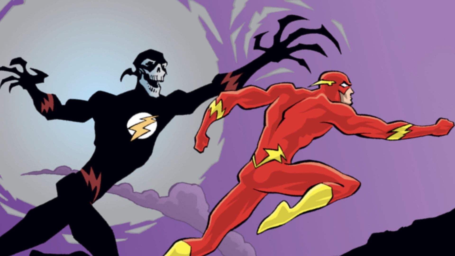 Abstract Black Flash Comic