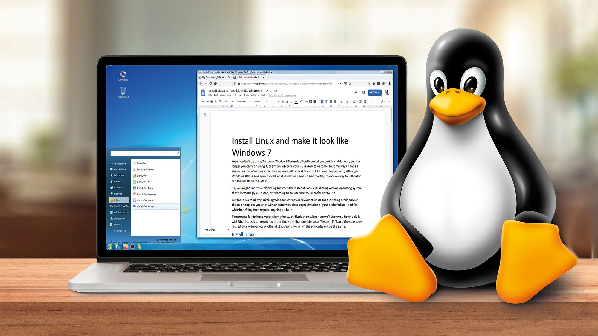 Ubuntu Windows 7 Style How To Make Ubuntu Look Like Windows 10 Or 7