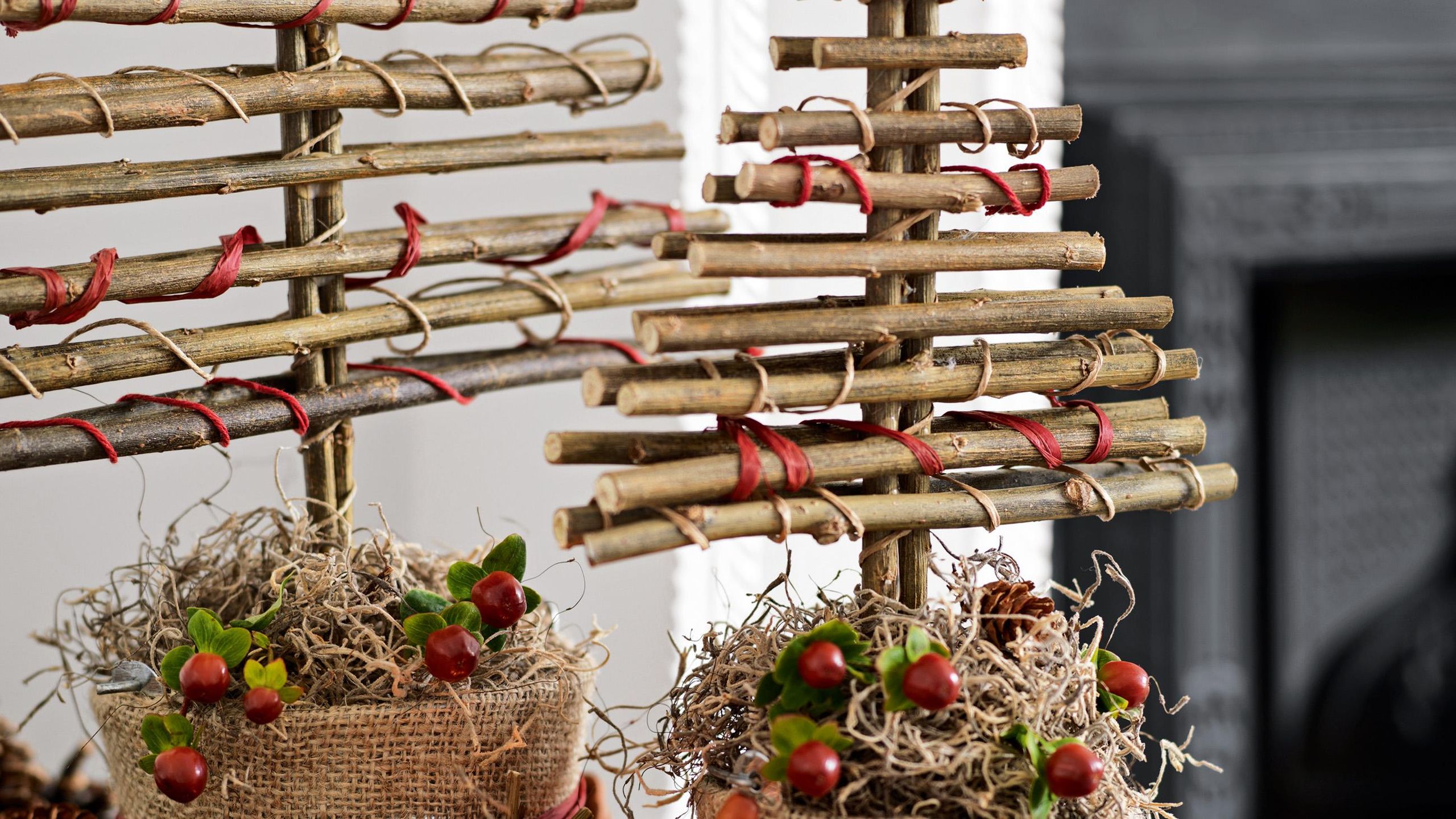 Twig Trees For Christmas