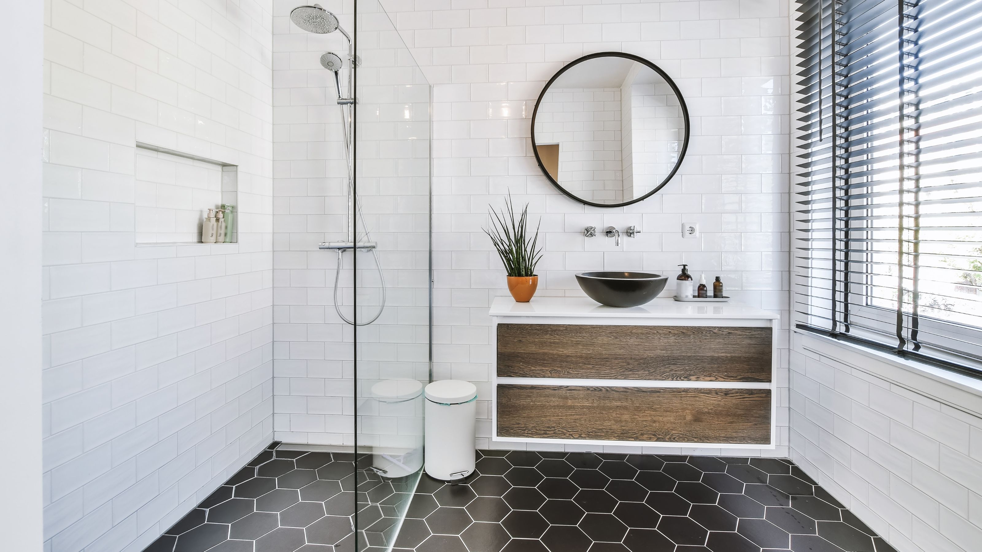 Small Tile Bathroom Floor