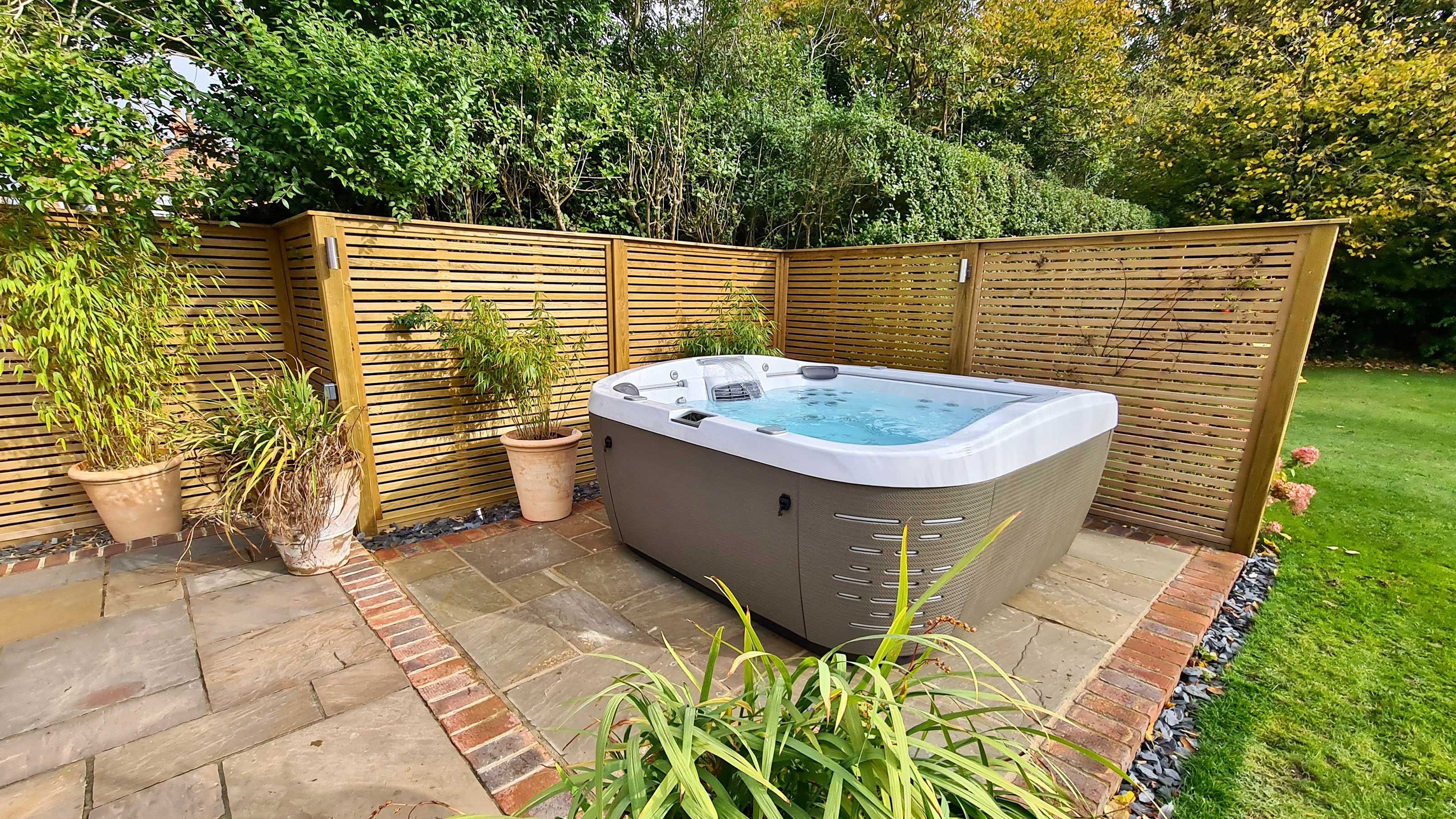 Around Hot Tub Backyard Ideas
