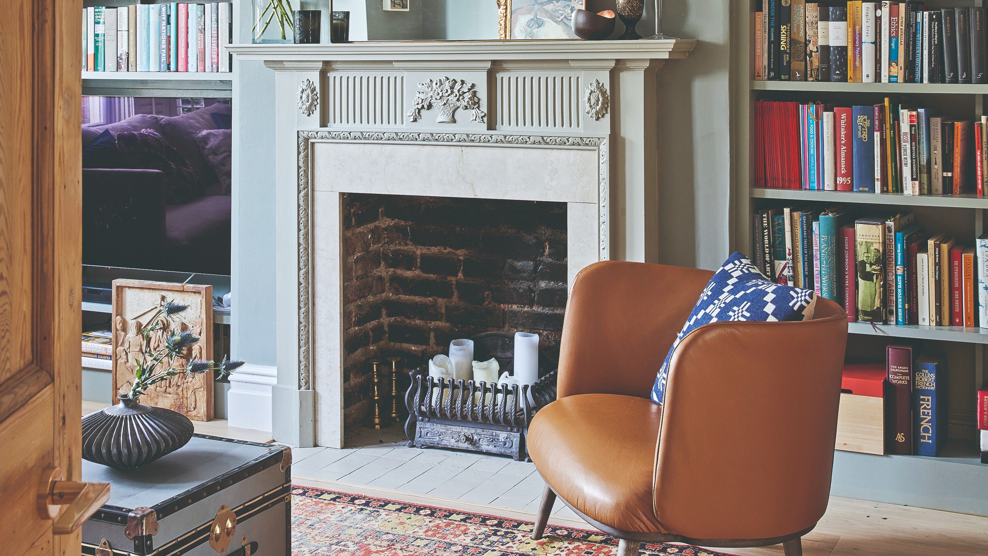 Victorian Fireplace Library