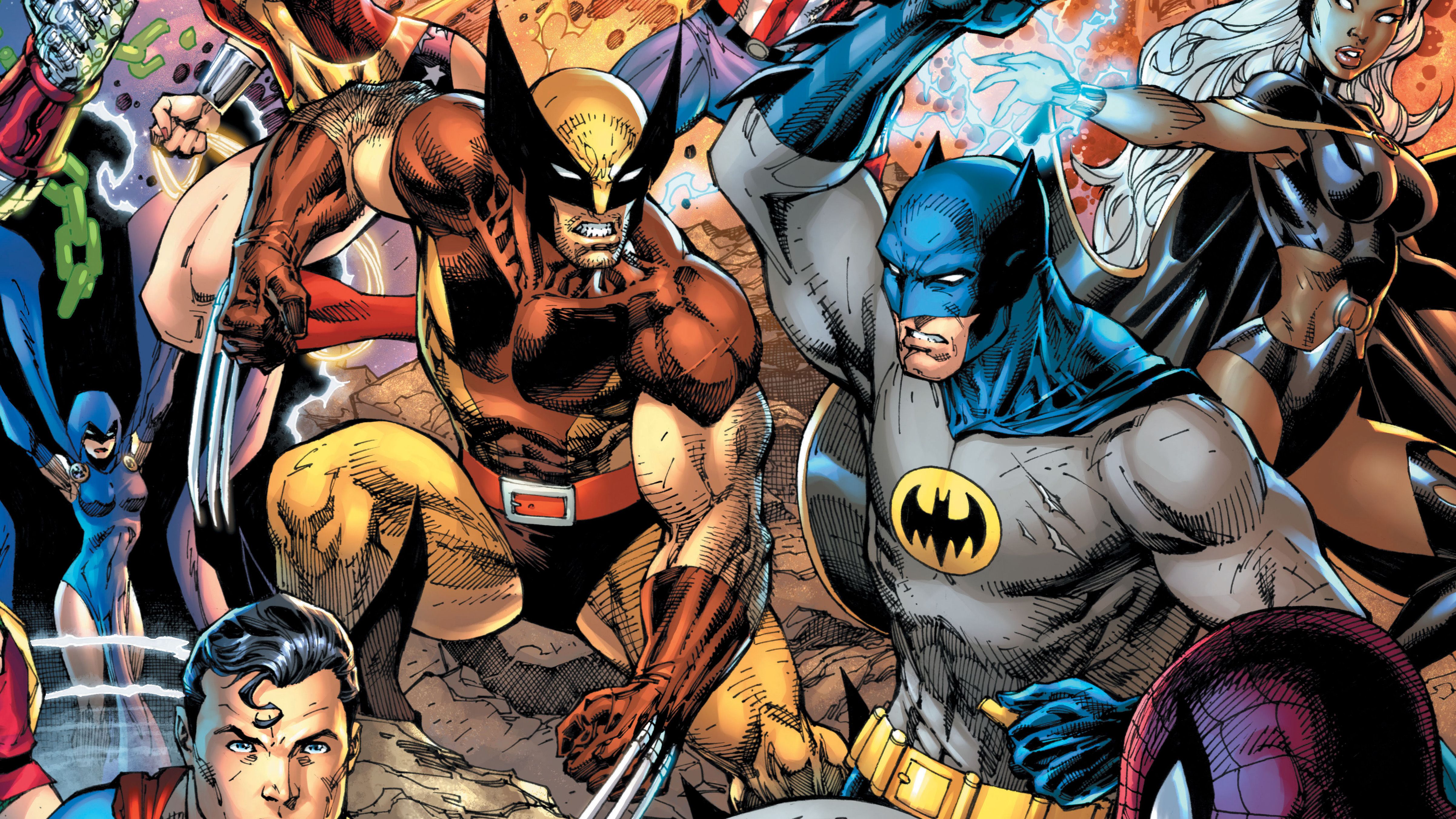 Batman Dc Comics Wolverine