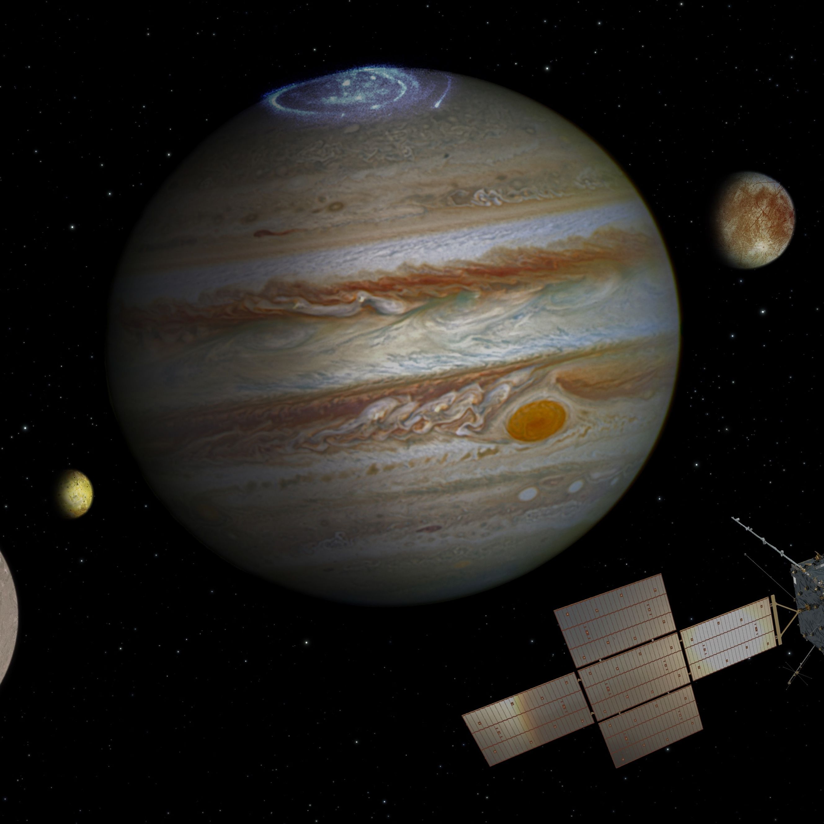 Nasa Mission Juice Seeking Out Life Forms On Jupiter's Moons