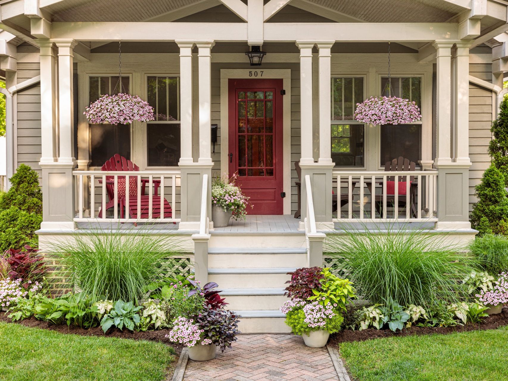Red Brick House Front Garden Ideas Nyc Style - Infoupdate.org